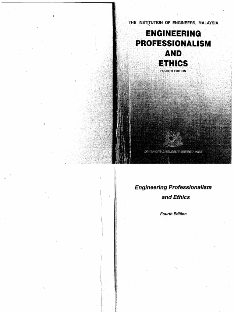 Engineering Professionalism and Ethics | PDF