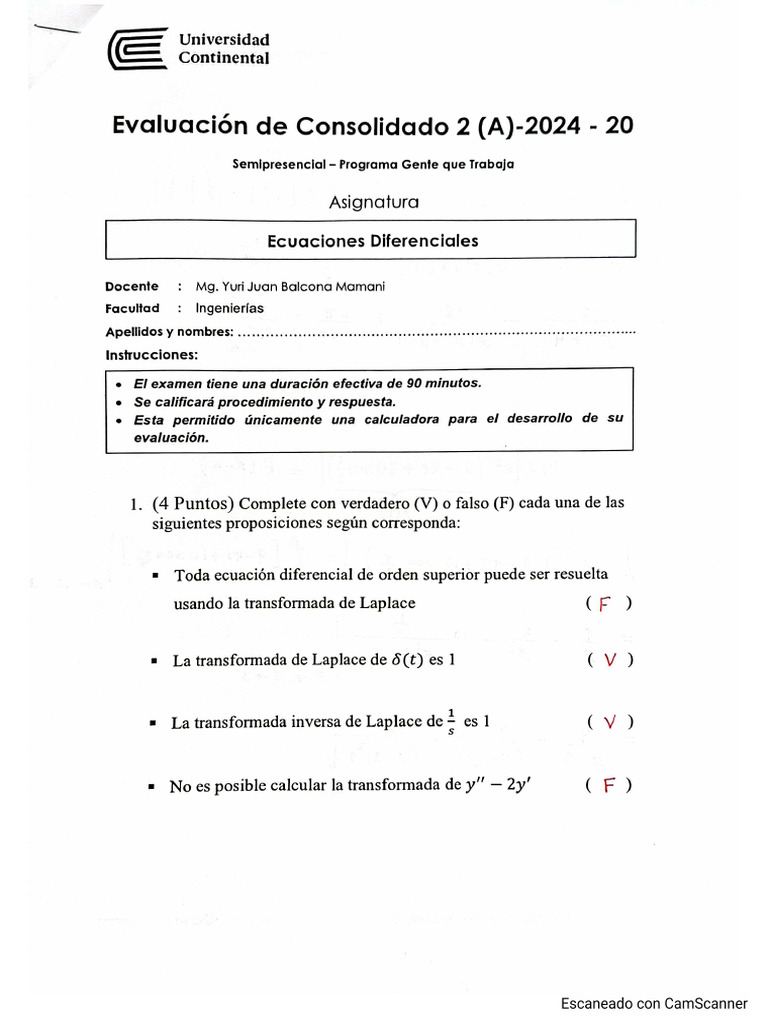 Resolución de La Evaluación Del Consolidado 2 | PDF