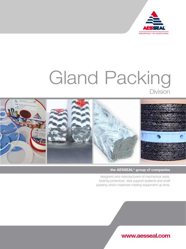 Types of Gland Packing Solutions | PDF | Pump | Graphite
