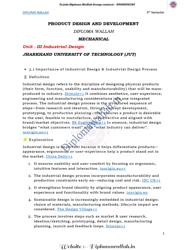 PDD (UNit 03) DiplomaWallah | PDF | Usability | Prototype
