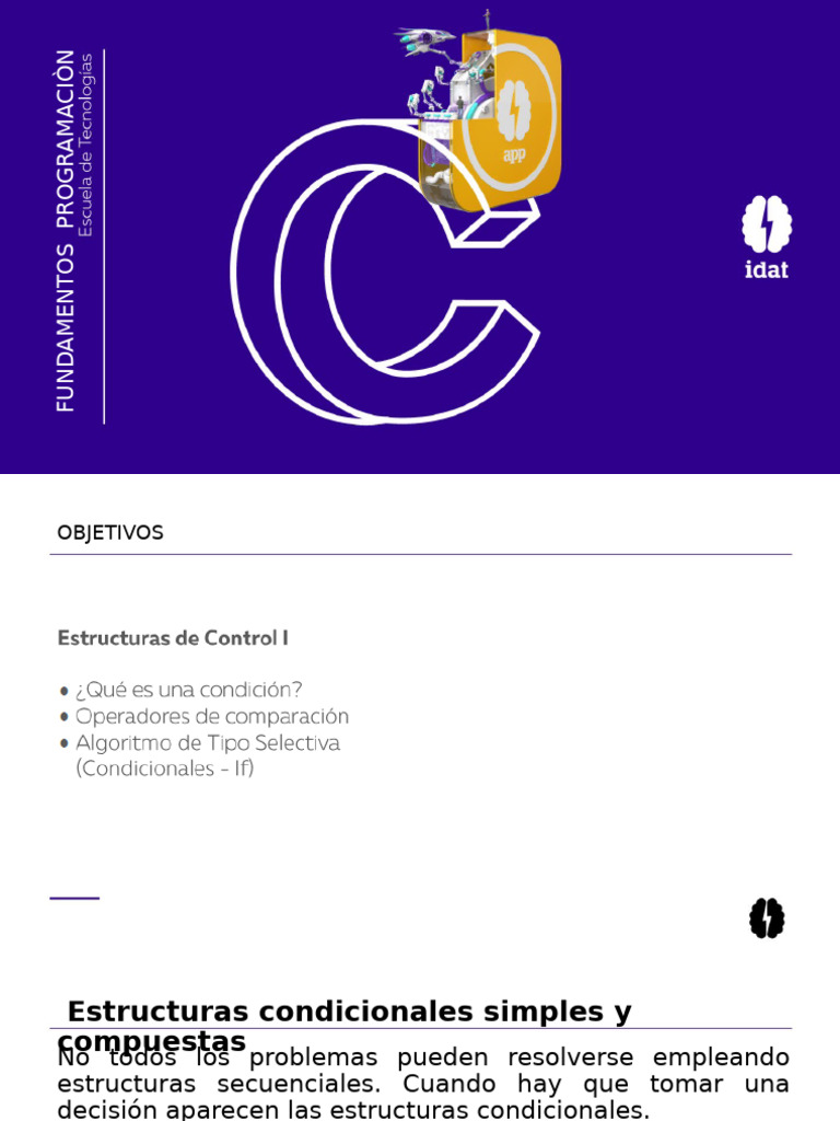 Fundamentos de Estructuras Condicionales | PDF | Matemáticas