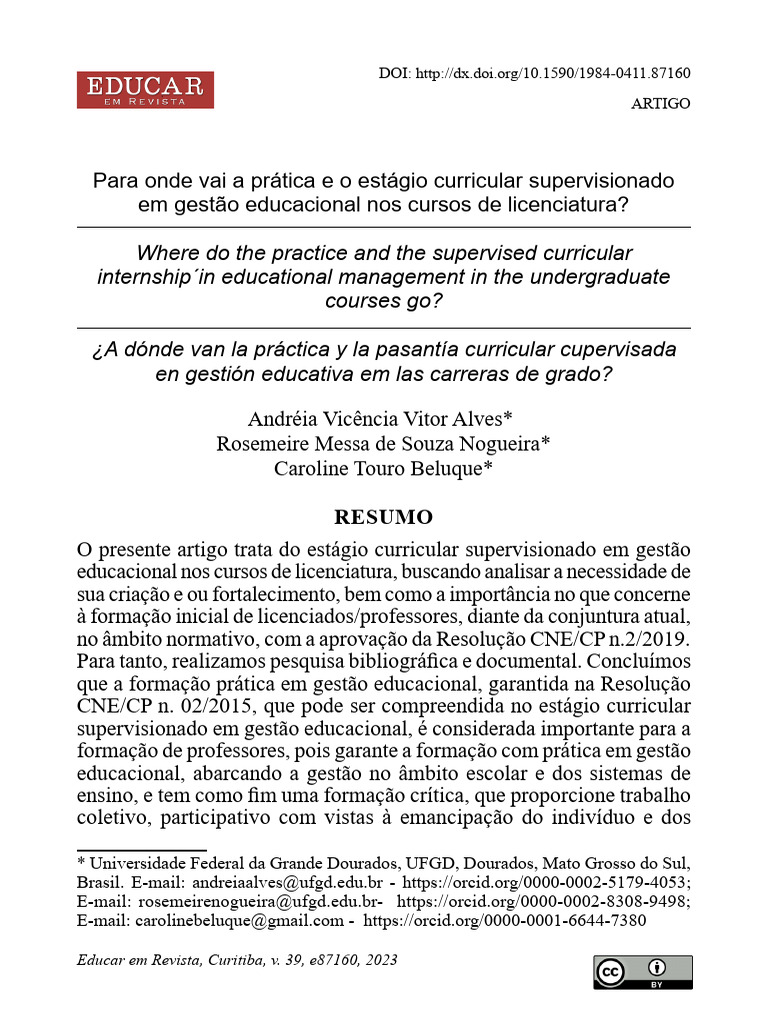 Vitor Alves 2021 | PDF | Pedagogia | Educação Especial