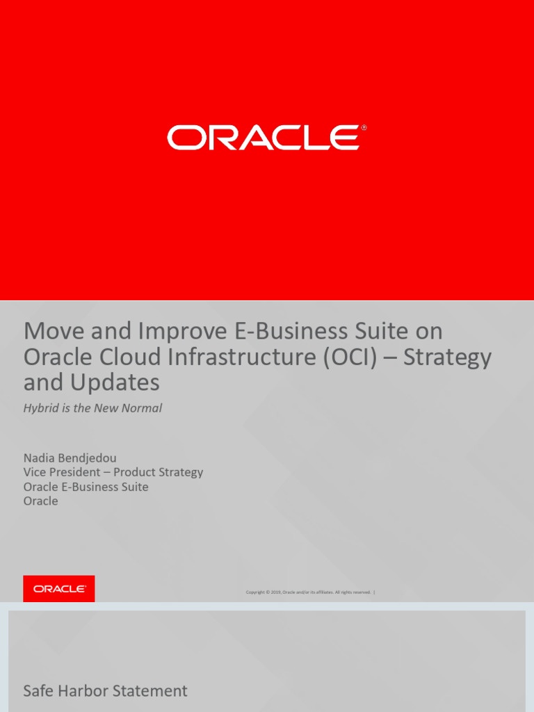 EBS On OCI | PDF | Cloud Computing | Oracle Corporation