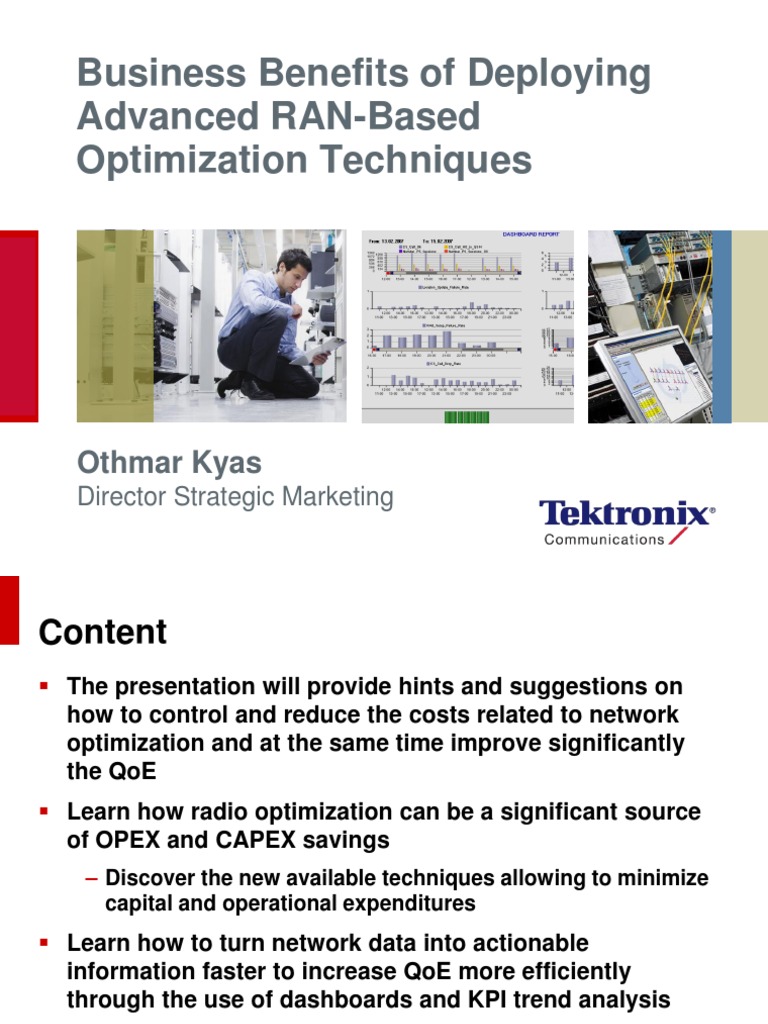 Advanced RAN Optimization for Cost Savings | PDF | Program Optimization ...