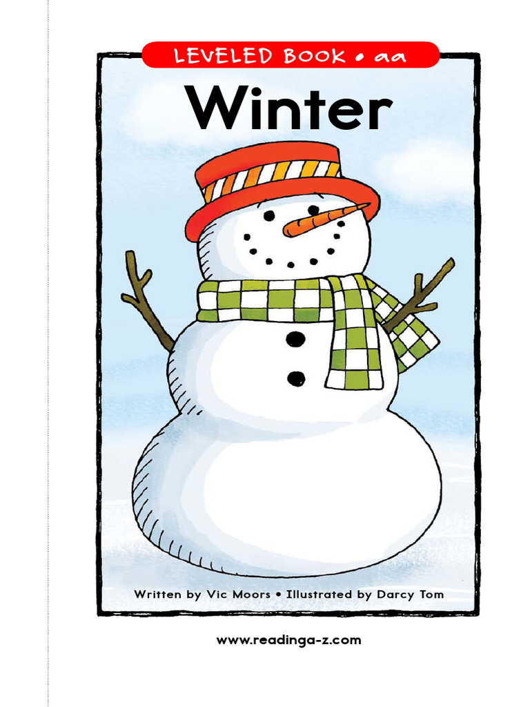 Winter Level AA Leveled Book | PDF