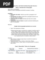 Paragraph Writing, Topic Sentences, Supporting Details, and ...