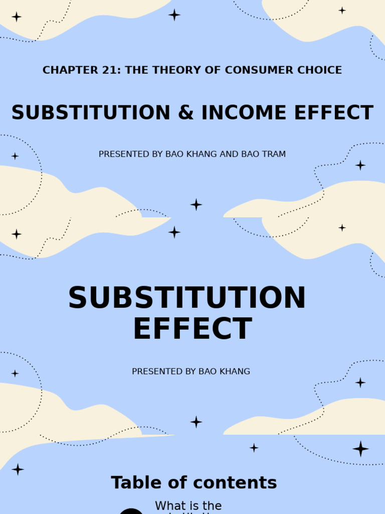 Substitution and Income Effects Explained | PDF | Marketing ...