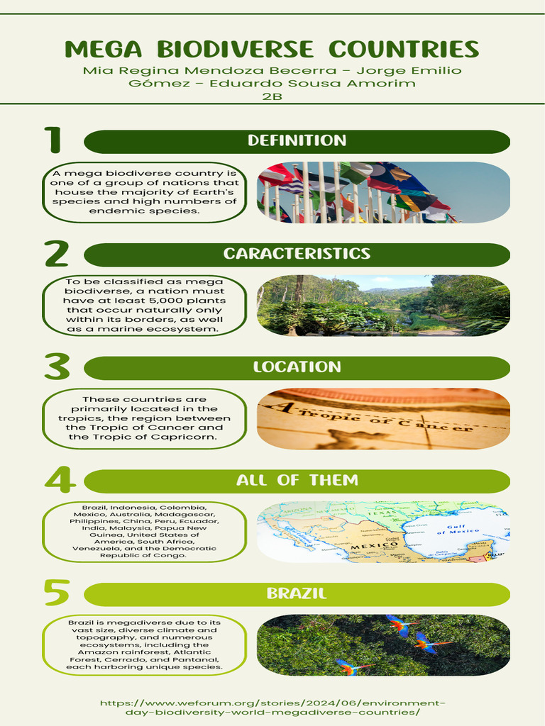 Overview of Mega Biodiverse Countries | PDF
