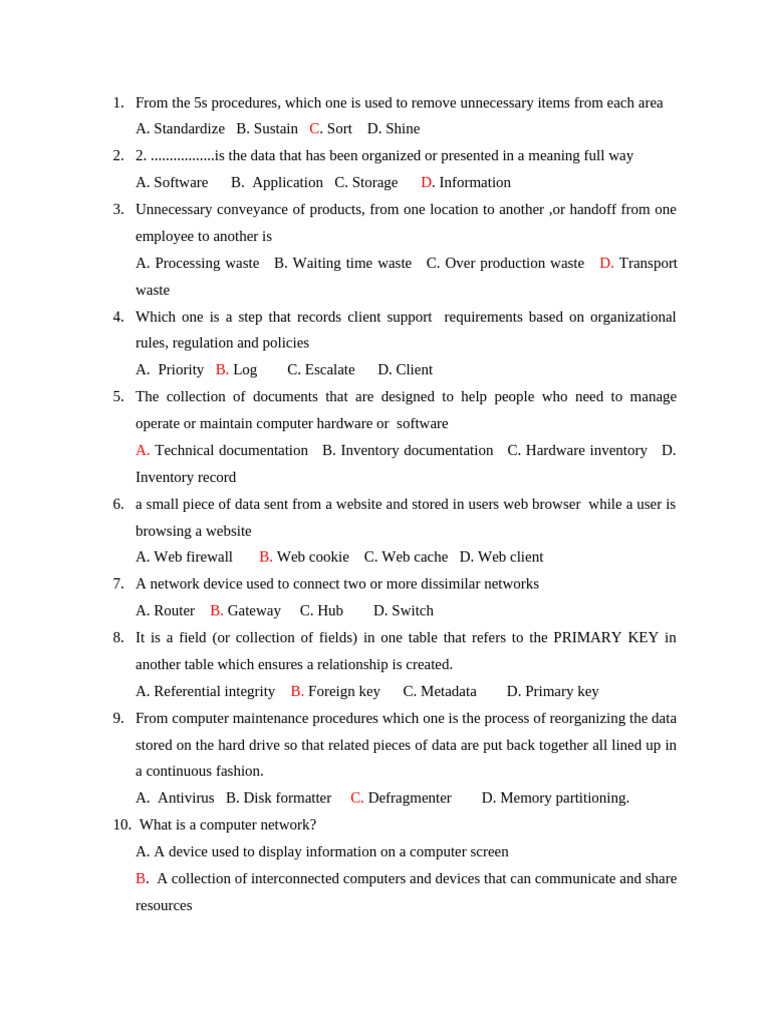 Model Exam | PDF | Solid State Drive | Hard Disk Drive
