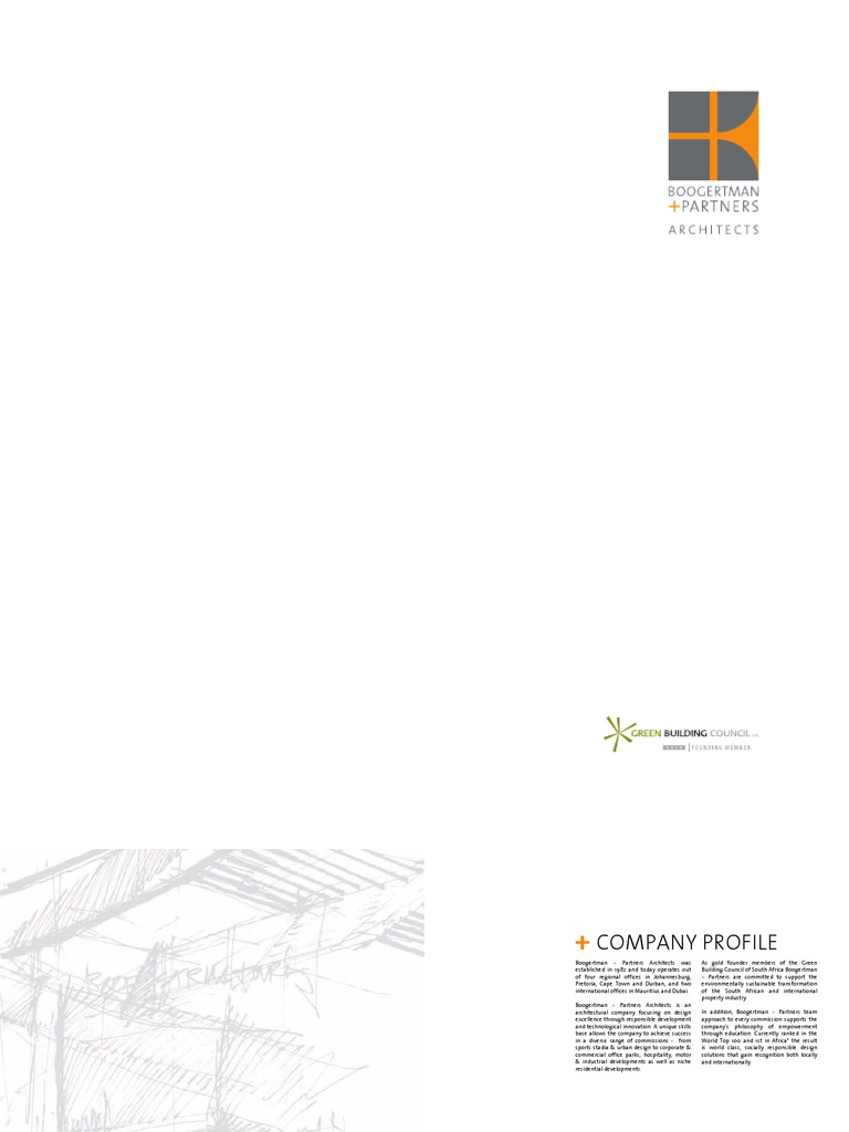 Boogertman Partners Brochure | PDF | Johannesburg | Durban