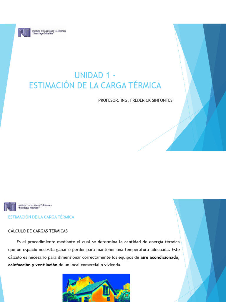 Cálculo de Carga Térmica en Edificios | PDF | Humedad | Temperatura