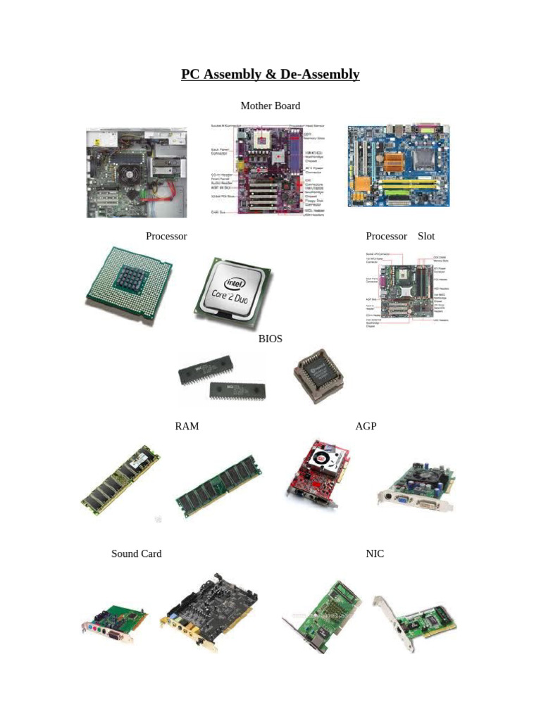 Motherboard Assembly Guide | PDF