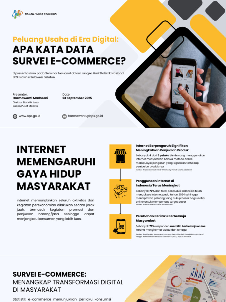 Survei E-Commerce: Peluang Usaha Digital | PDF