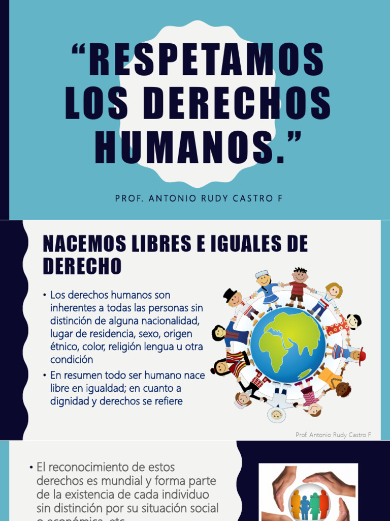 Derechos Humanos: Universales e Inalienables | PDF | Derechos humanos ...