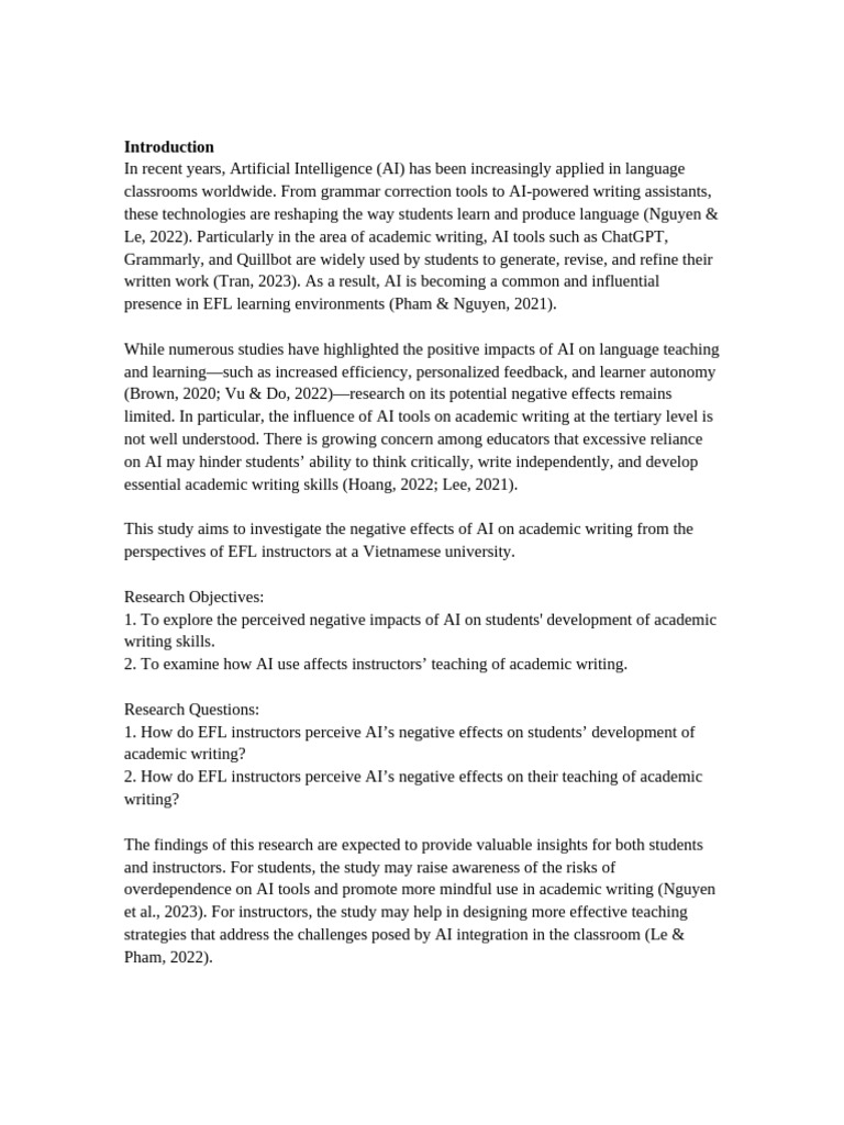 Sample Introduction | PDF