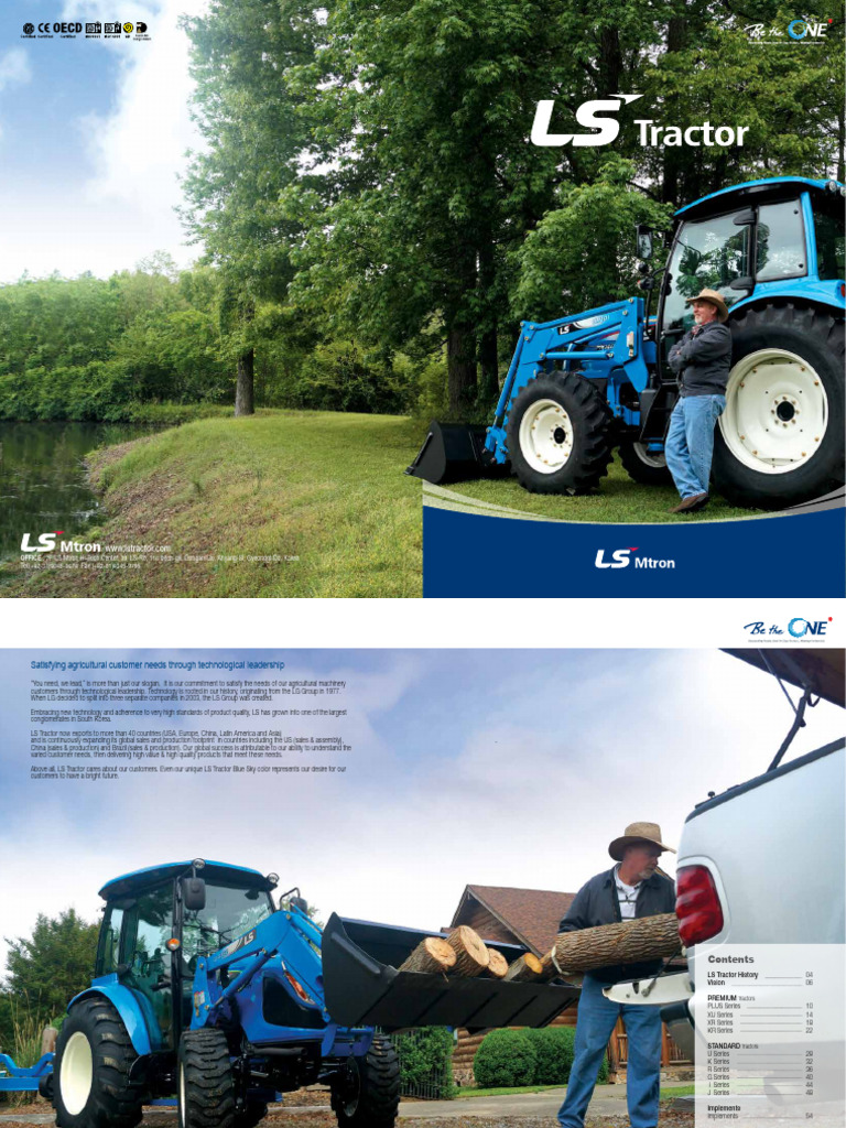 LS Tractor: Global Agricultural Leader | PDF | Tractor | Automotive ...