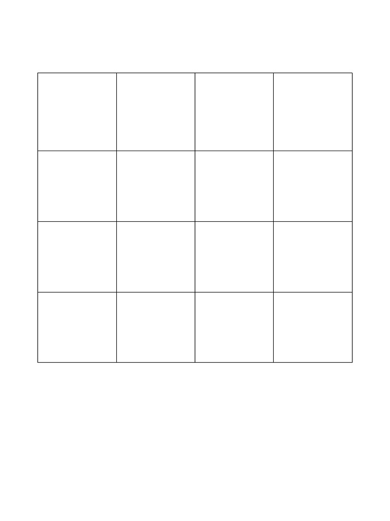 Rights Responsibilities Grid With Name | PDF | Learning