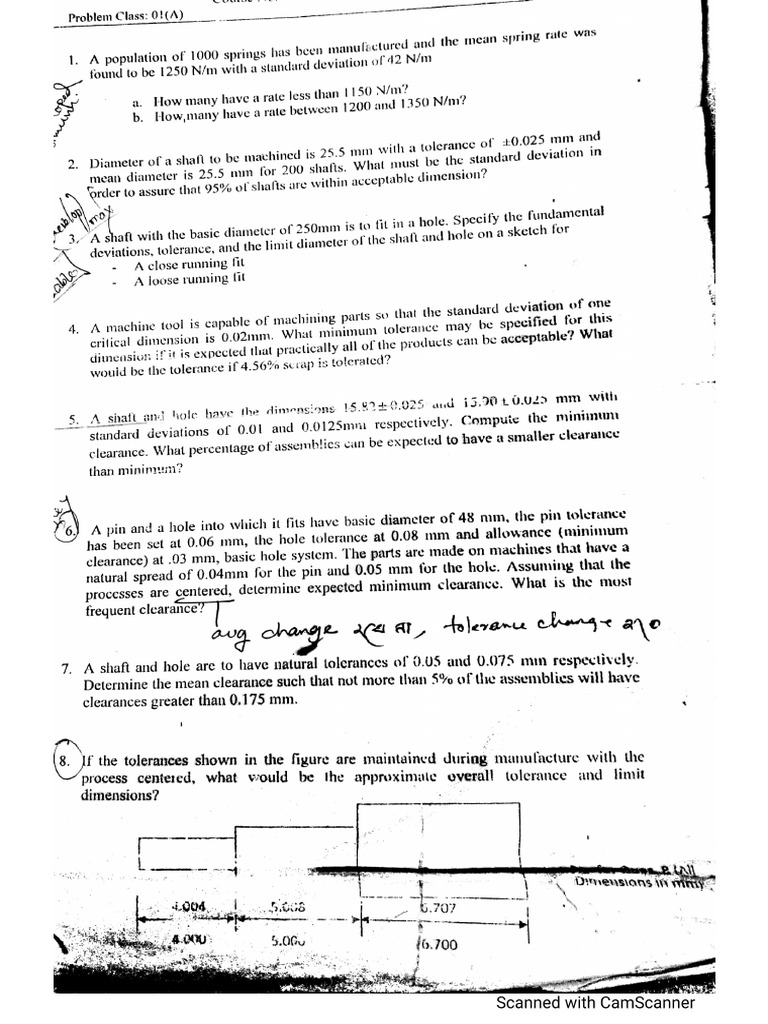 Normal Distribution - Problem Sheet With Problems - 3 | PDF