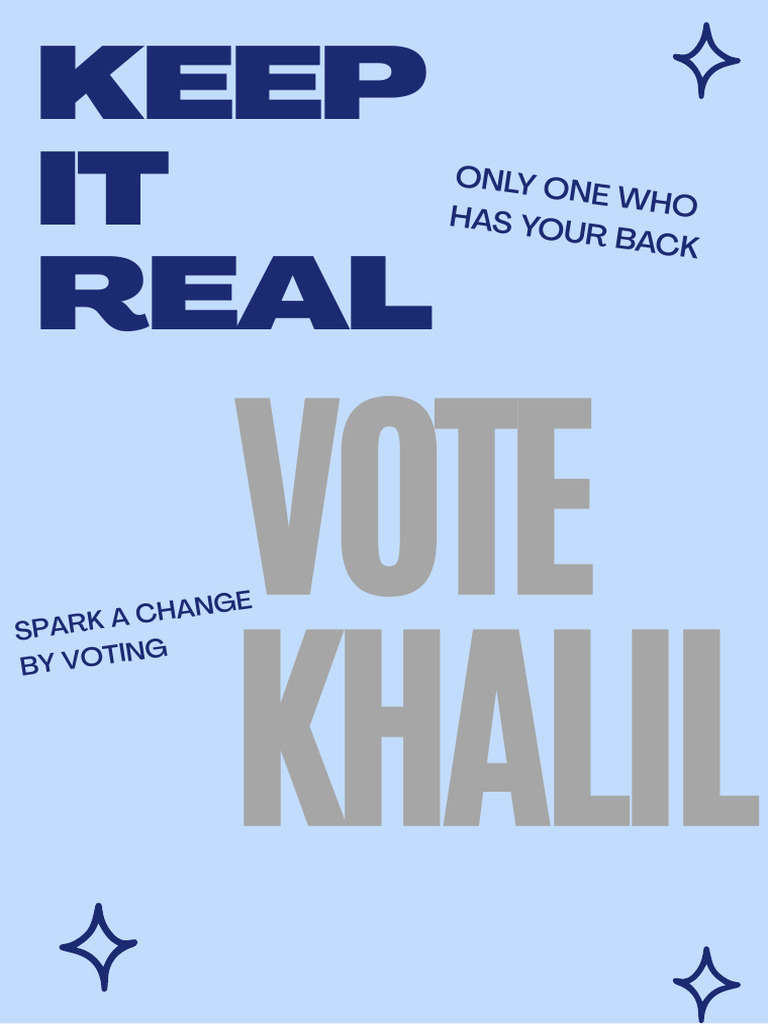Political Campaign Poster in Yellow Blue Pink Doodles Style | PDF