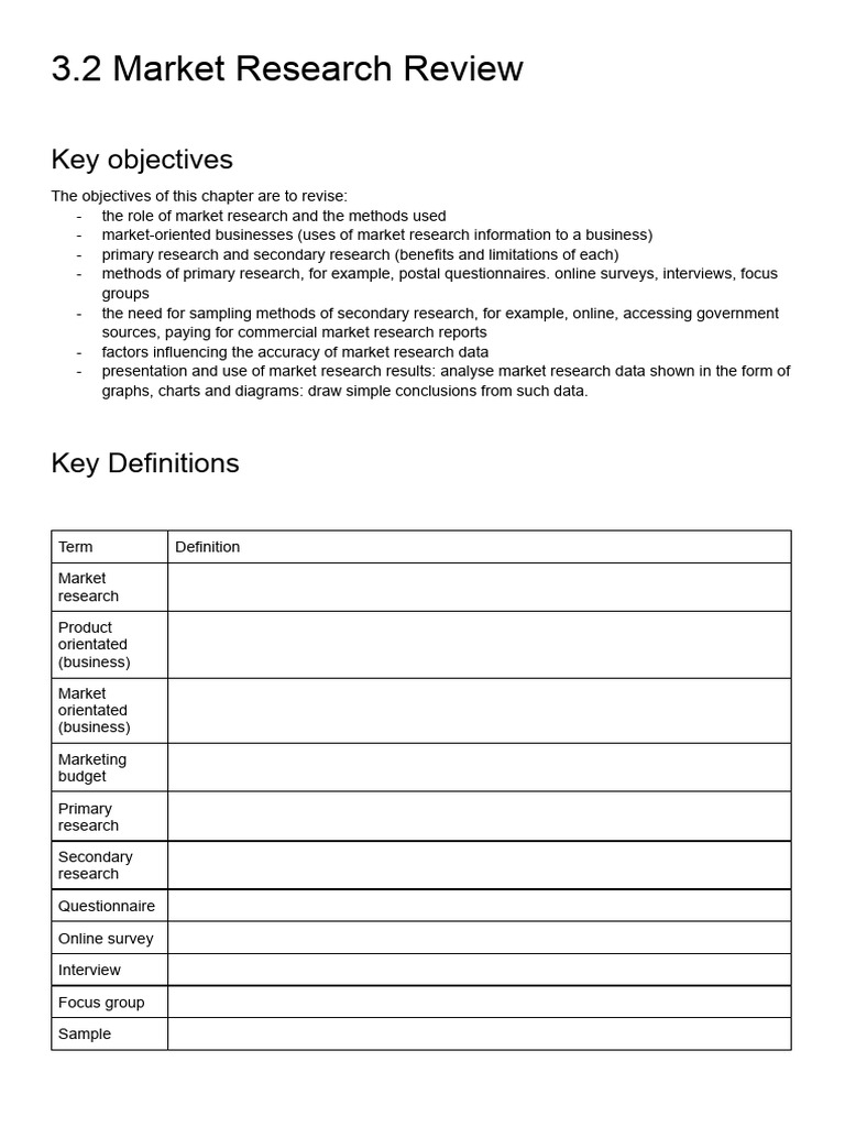 Market Research Methods and Insights | PDF | Marketing Research ...
