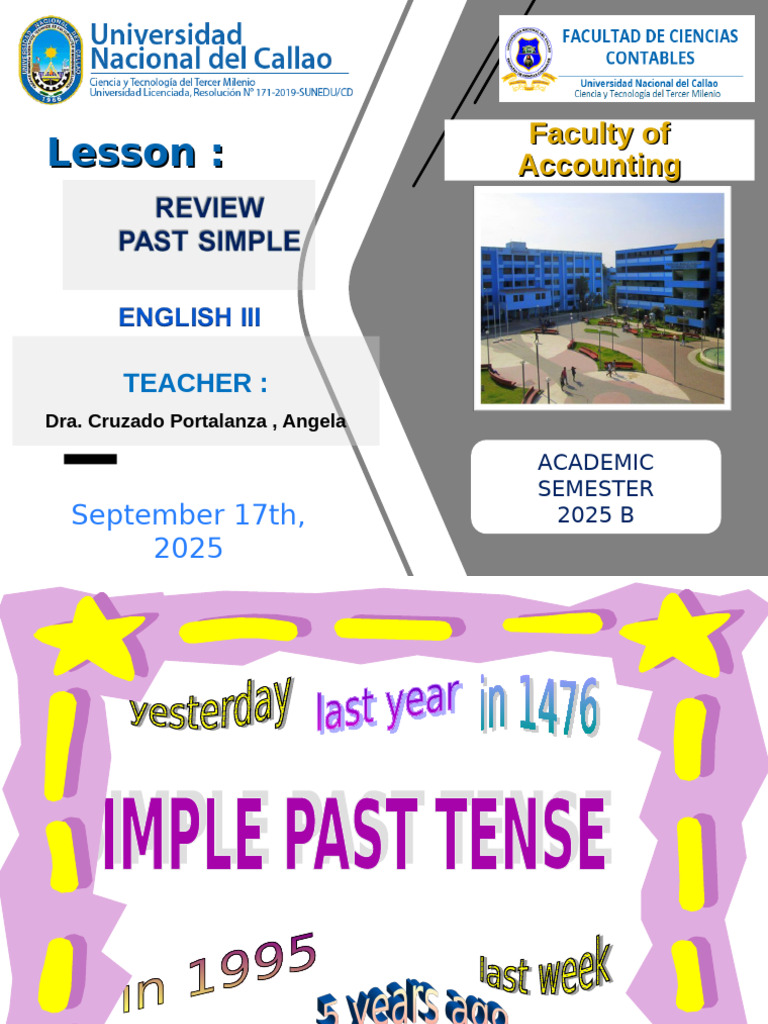 REVIEW Past Simple | PDF