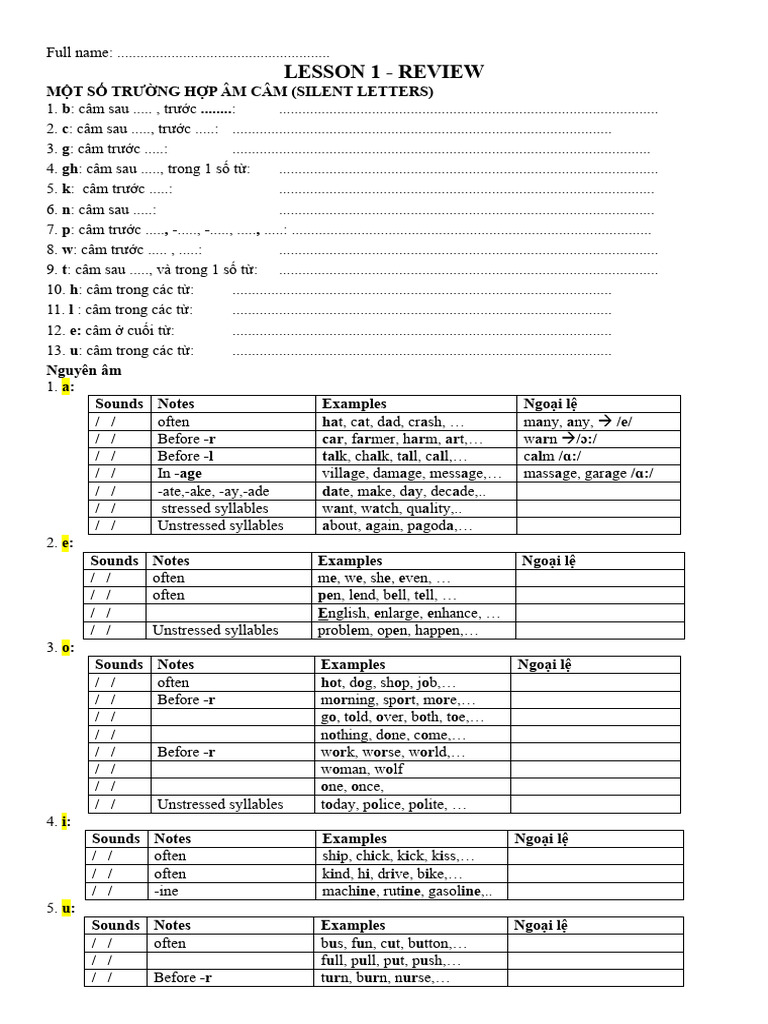 L P 9 Lesson 1 Review | PDF