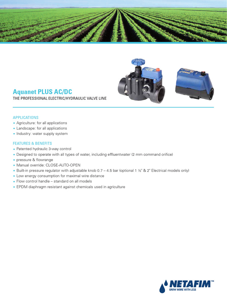 Electric Hydraulic Valve Applications | PDF | Manufactured Goods ...