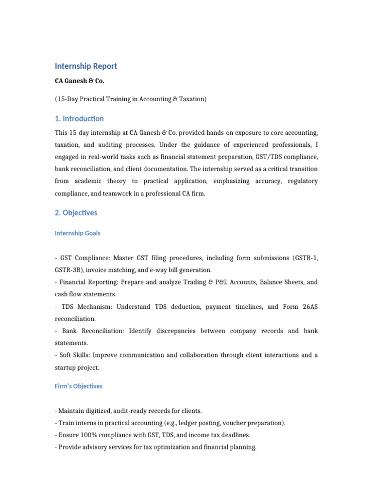 Expanded Internship Report Final | PDF | Taxes | Value Added Tax