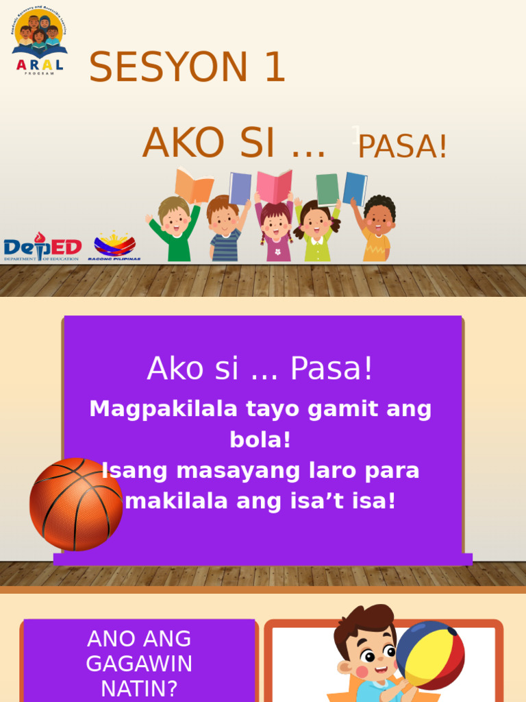 Aral PPT - Filipino 1st Week Session 1-d1 | PDF