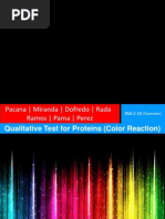 Biochem Experiment (Sakaguchi Test) | PDF