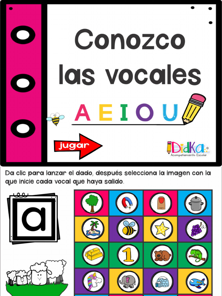 Juego de Vocales | PDF