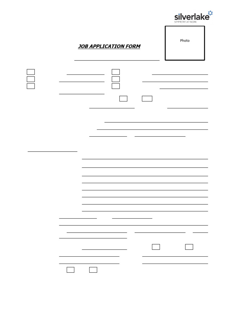 Job Application Form 2023 | PDF | Privacy | Justice