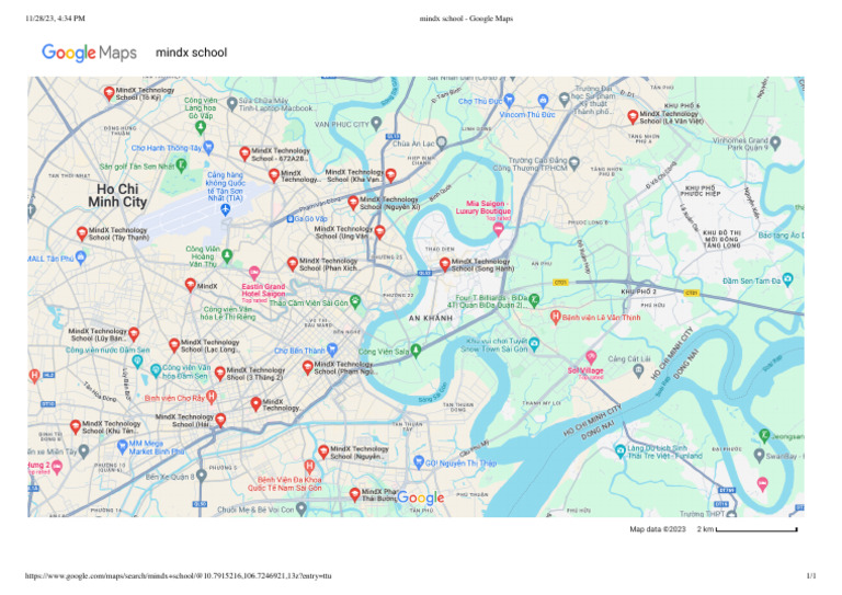 MindX School Location on Google Maps | PDF
