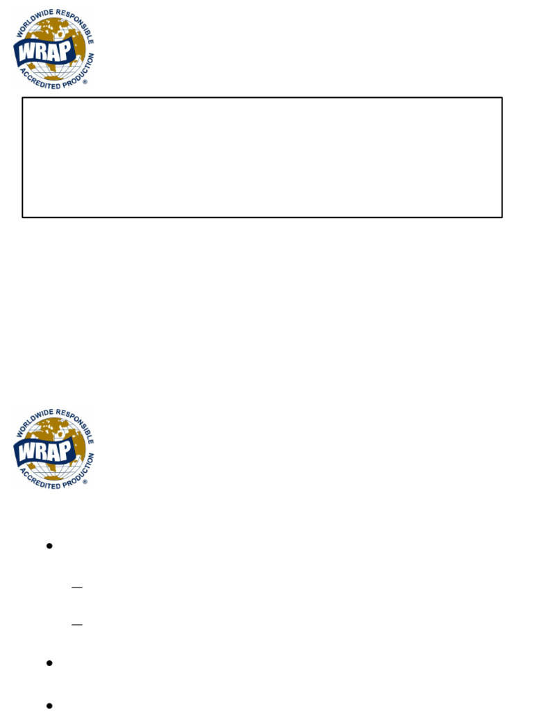 06 05 12 WRAP Bangladesh Presentation | PDF | Fire Safety | Business