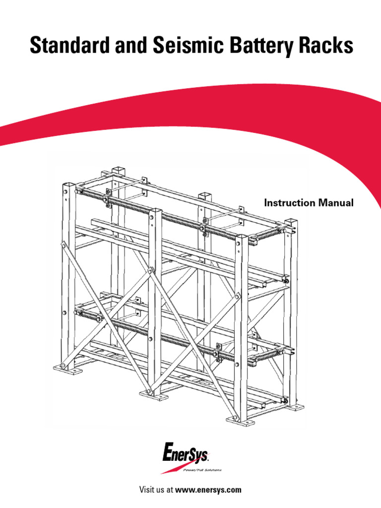 EnerSys UD002T192AP Battery Rack Datasheet | PDF | Mechanical Engineering