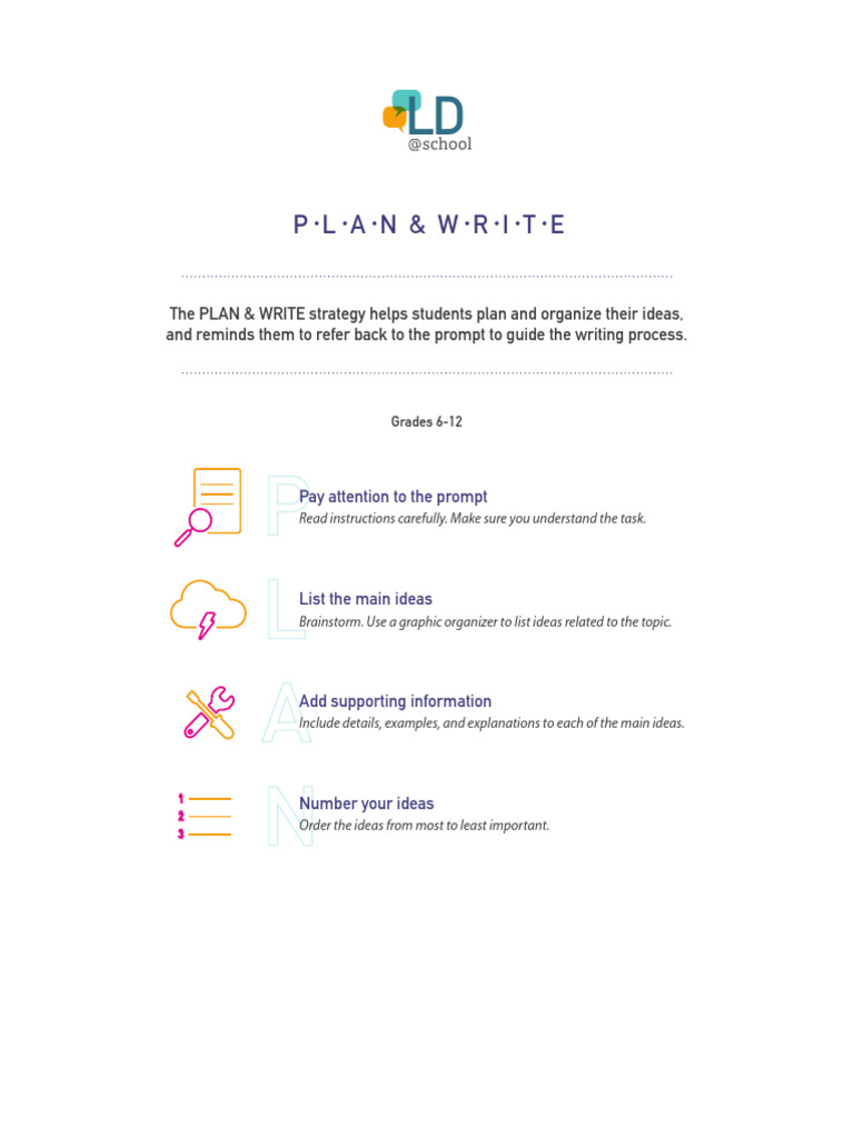 Supplements PLANWRITE Access | PDF