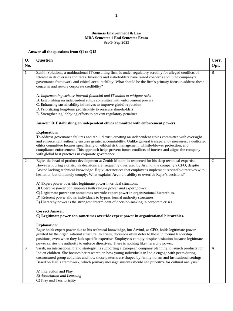 b12 Bel End Sem QP Set 1 CD DR Rajendra CR DR CVK Rig 3.1 | PDF | Guarantee | Taxes