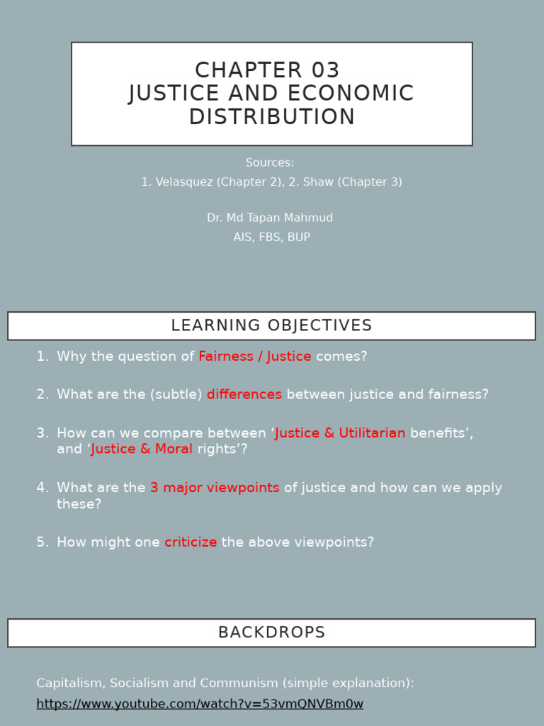 03 Justice and Economic Distribution (MTM) | PDF | Justice | Crime ...