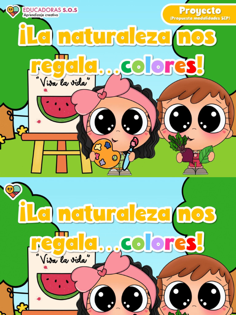 Explorando Colores Naturales en Niños | PDF | Naturaleza | Las emociones