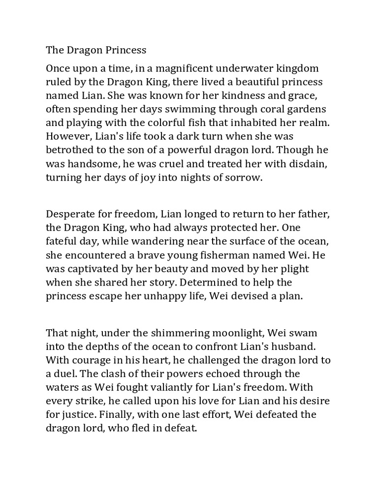 The Dragon Princess | PDF