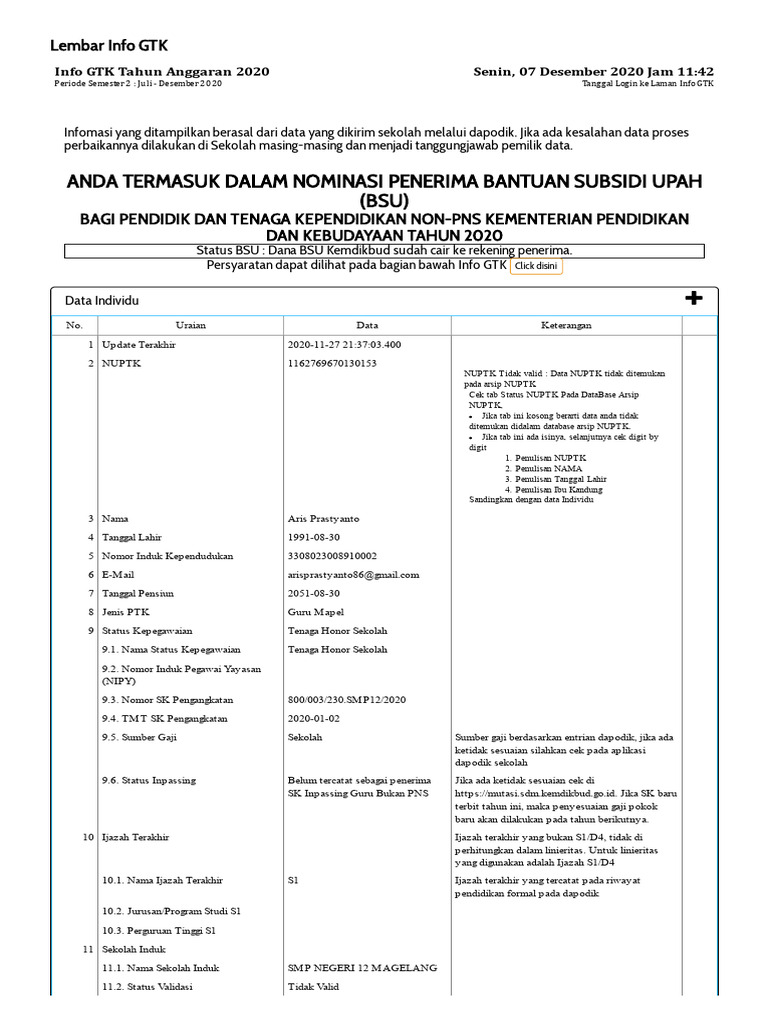 Pak Aris Infogtk | PDF