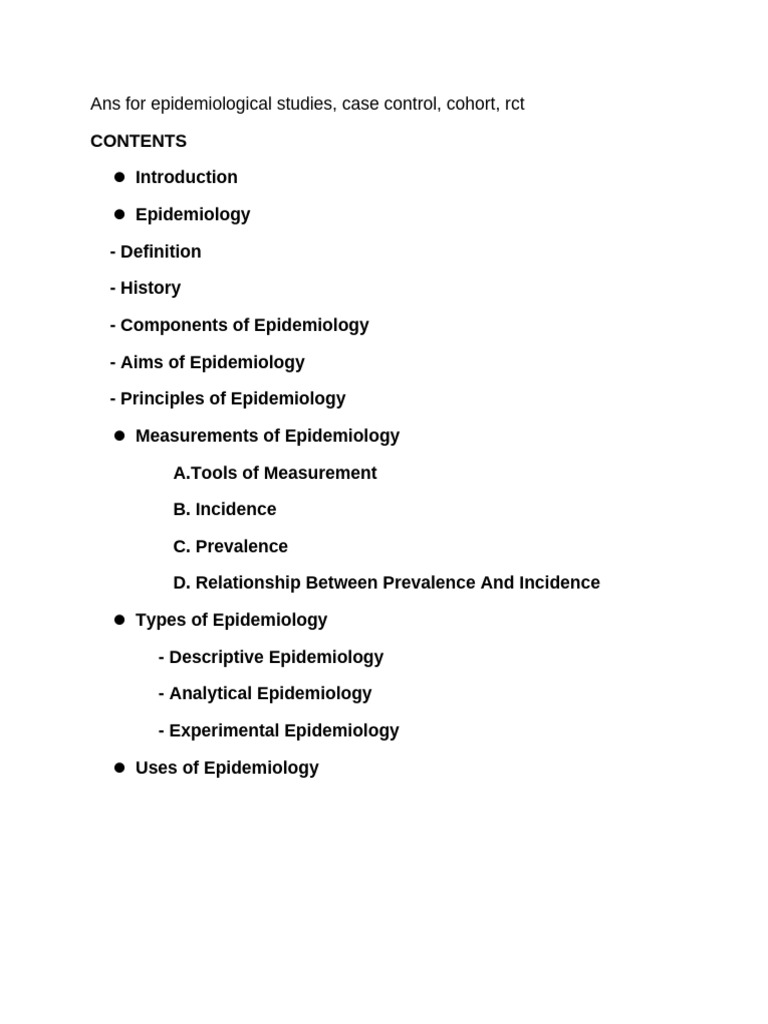 Epidemiology Study Designs Explained | PDF | Phases Of Clinical ...