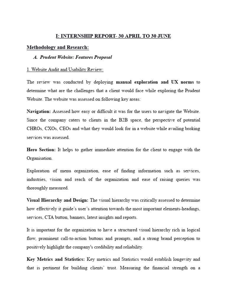 Internship Report-Detailed Work | PDF | Marketing | Communication