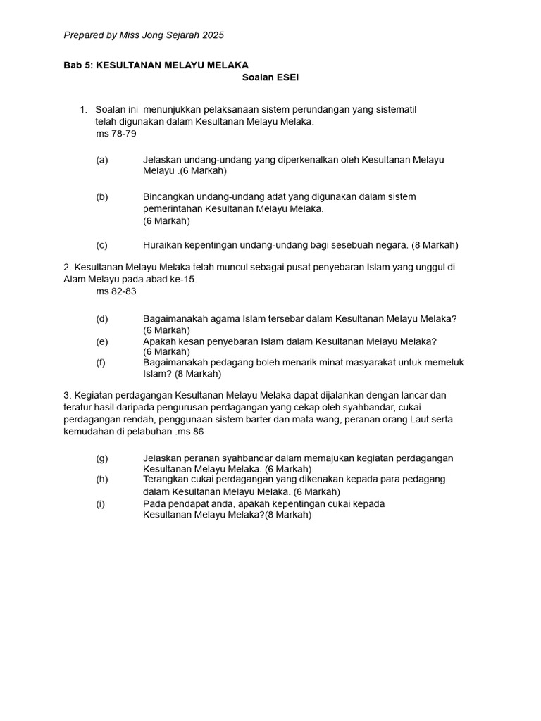 Form 2 Esei 3 September 2025 | PDF