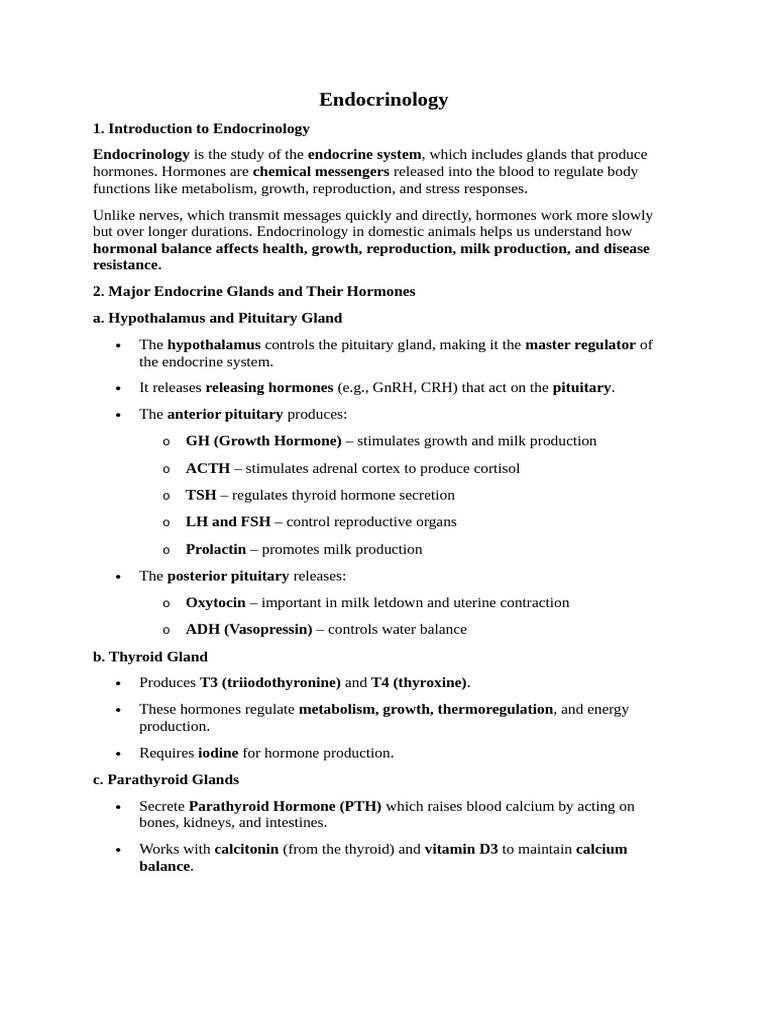 Endocrinology | PDF | Endocrine System | Adrenal Gland