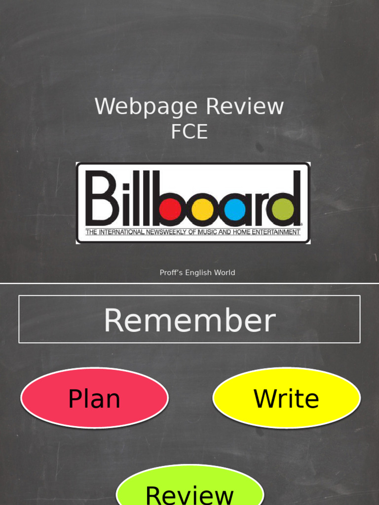 Fce Review Webpage How To | PDF | English Language | Human Communication