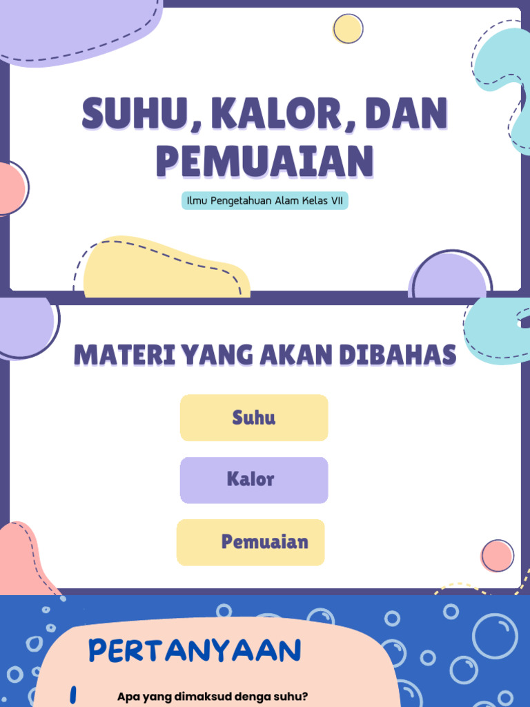 Contoh Suhu dan Kalor Sehari-hari | PDF
