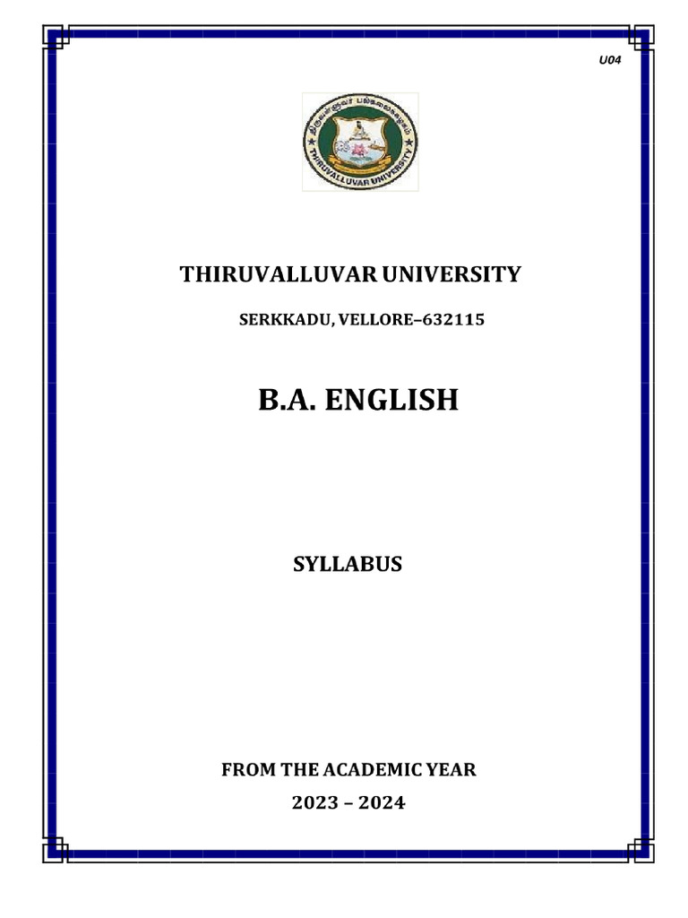 Revamped BA English Curriculum Overview | PDF | Knowledge | Critical ...