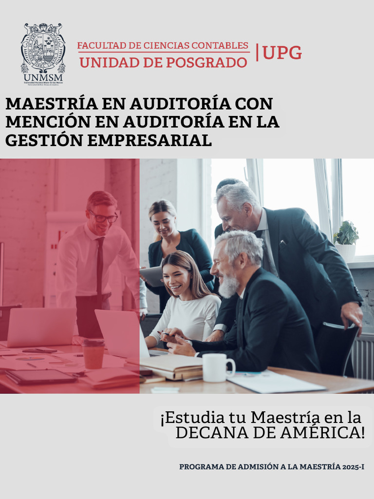 Maestría en Auditoría Empresarial UNMSM | PDF | Auditoría | Business