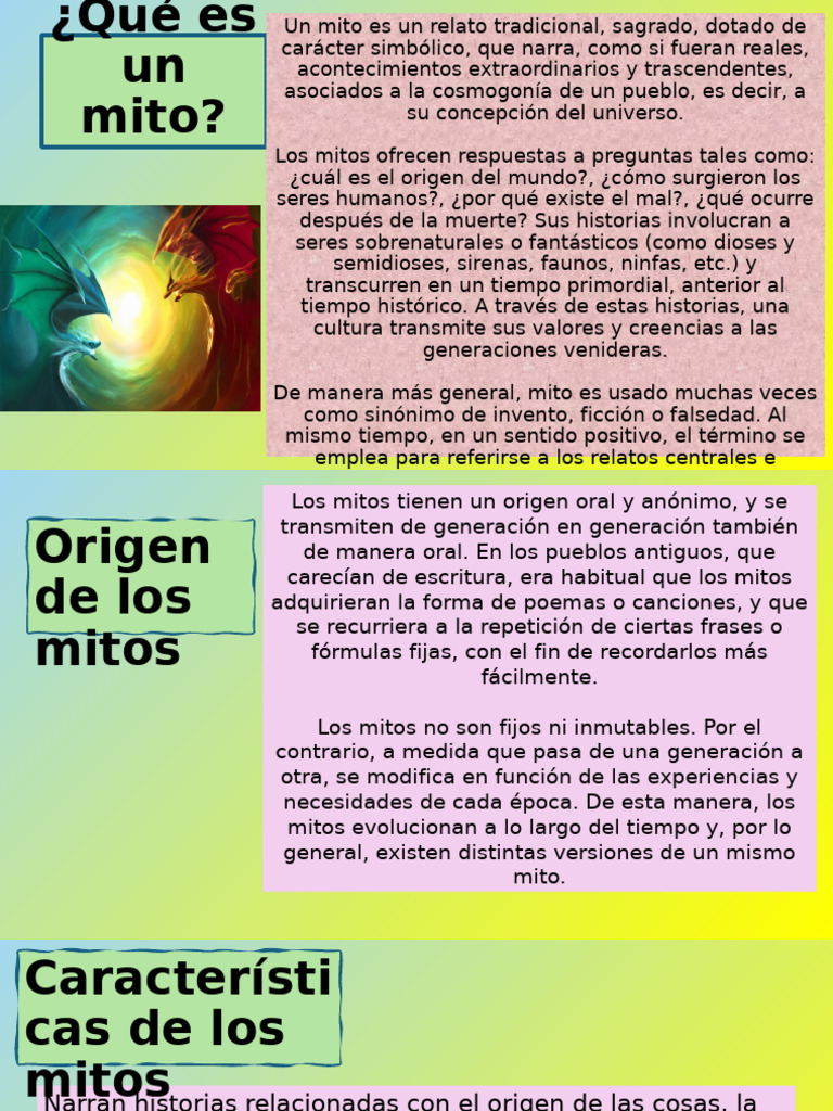 Los Mitos | PDF | Fantasía | Leyendas